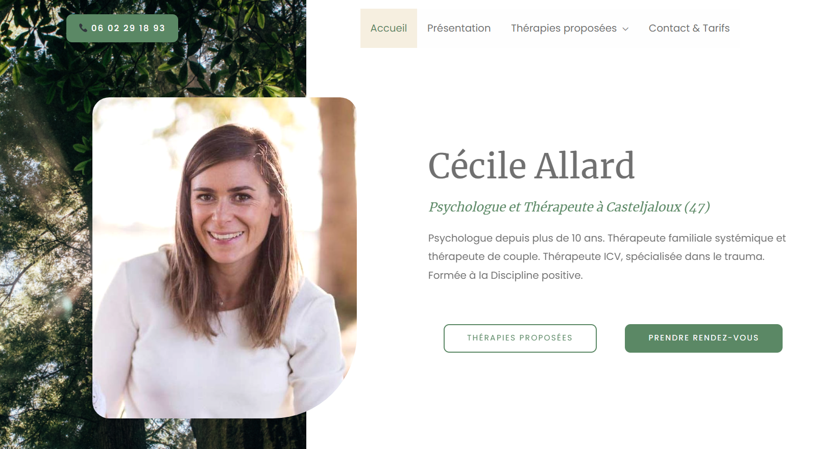 Cécile Allard - Psychologue à Casteljaloux